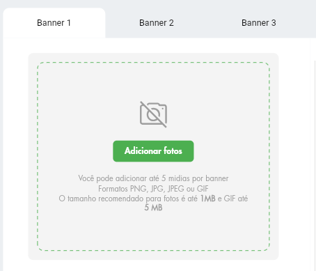 Como cadastrar Banner?